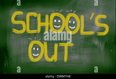 School's Out Concept Stock Photo - Alamy