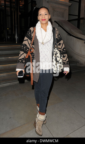 X Factor contestant Jade Ellis arriving back at her hotel. London ...