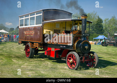 the foden steam wagon traction engine name plate Stock Photo - Alamy