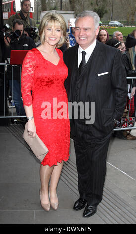 Eamonn Holmes, Ruth Langsford and Keith Lemon (right) arriving for the ...