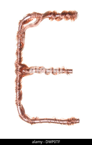 copper wire letter s Stock Photo - Alamy
