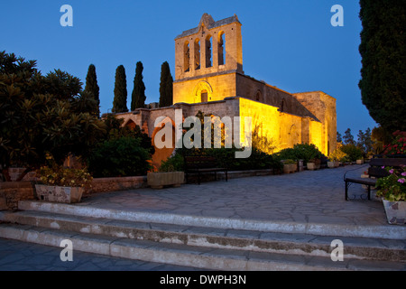 The Gothic monastery at Bellapais (Abbaye de la Paix) in the Turkish ...