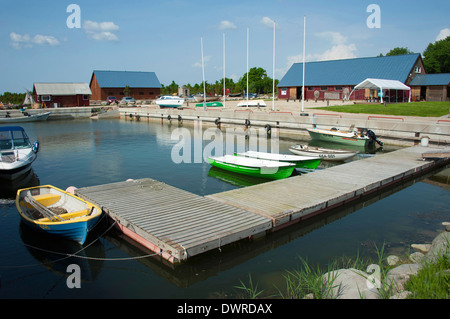 Harbour, Koguva, Muhu Island, Estonia, Baltic States, Europe, Kogguwa ...