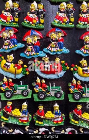 Traditional clogs and tulips Dutch souvenirs at the Keukenhof Gardens ...
