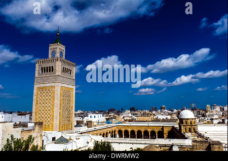 Zaytouna or Great Mosque, Tunis Medina, Tunis, Tunisia Stock Photo - Alamy