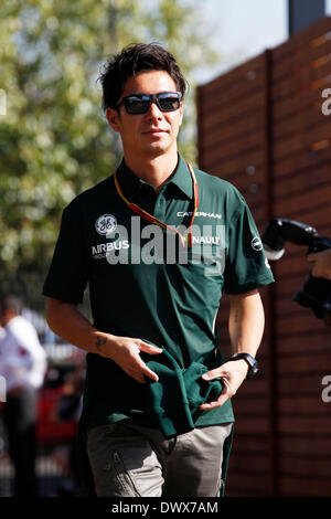 Kamui Kobayashi (JPN) Caterham. Australian Grand Prix, Thursday 13th ...