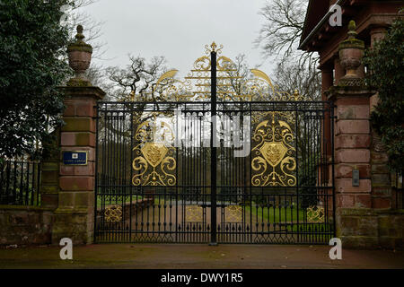 Corby Castle, Great Corby near Carlisle in Cumbria. 14th Mar, 2014 ...