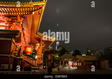Sensoji temple and Tokyo sky tree Stock Photo - Alamy