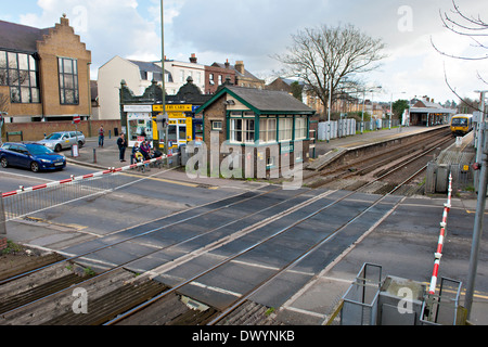 Reigate signalbox and station, Surrey, UK Stock Photo - Alamy