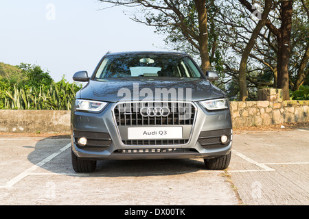 Audi Q3 SUV 2013 Model with new Body Kit Stock Photo - Alamy