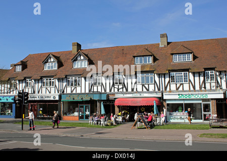 High Street, Banstead, Surrey, England, United Kingdom Stock Photo ...
