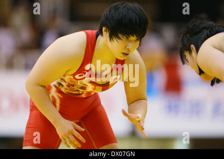 Sara Dosho (JPN), MARCH 15, 2014 - Wrestling : 2014 Female Wrestling ...