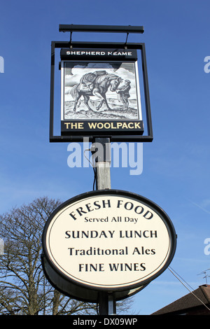 The Woolpack pub in Banstead, Surrey, England Stock Photo - Alamy