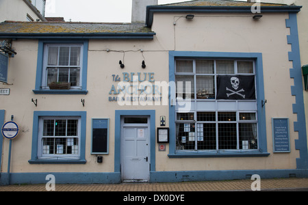 Shops in Brixham Devon Stock Photo - Alamy