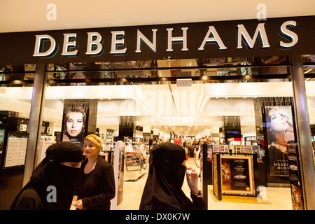 Debenhams shop, Mall of the Emirates, Dubai UAE Stock Photo - Alamy