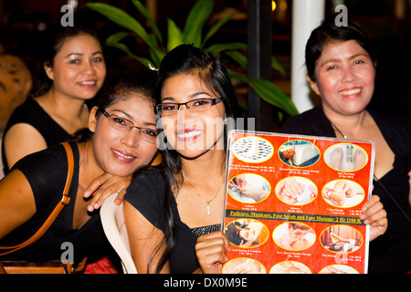 Thai massage girl, Phuket, Thailand Stock Photo - Alamy