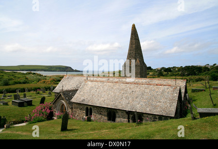 St Enodoc Church, Trebetherick, Cornwall , where the Poet Laureate Sir ...