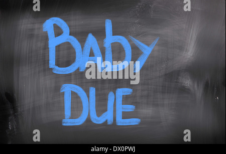 Baby Due Concept Stock Photo - Alamy