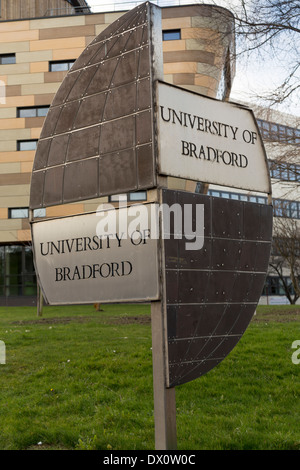 Direction sign Bradford West Yorkshire England Stock Photo - Alamy