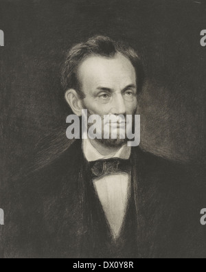 1860s 1861 PRESIDENT ABRAHAM LINCOLN AND HIS FIRST COUNCIL OF WAR ...