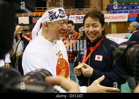 (L to R) Kyoko Hamaguchi (JPN), Animal Hamaguchi, MARCH 15, 2014 ...