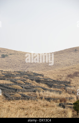 old cemetery in jeju island Stock Photo - Alamy