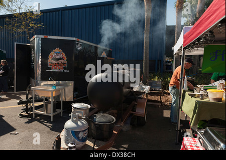 Lakeland Florida annual BBQ Pig Festival Competition sponsored by ...