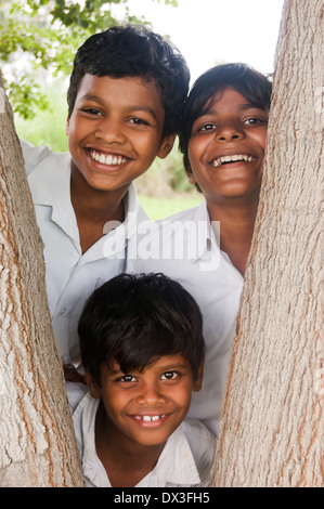 Indian Villager Student Standing Stock Photo - Alamy