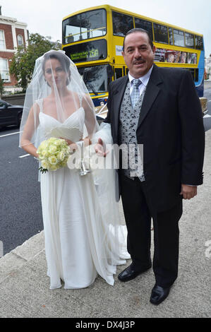 Sonya Macari and father, Romano Macari The Wedding of Colin Devlin and ...