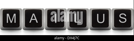 Great and simple message with words made out of real keyboard letters ...