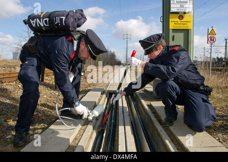 artificial DNA against cable theft Stock Photo - Alamy