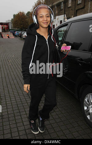 Jade Ellis The X Factor finalists arrive at the rehearsal studios London, England - 23.10.12 ...