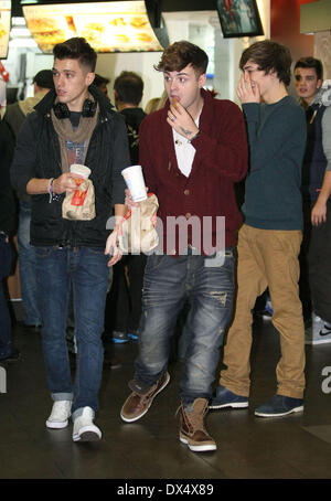 Jamie Hamblett aka JJ, Jaymi Hensley, Josh Cuthbert and George Shelley ...