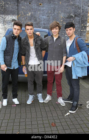 Jamie Hamblett aka JJ, Josh Cuthbert and George Shelley The X Factor ...