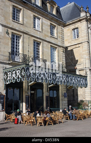 Exterior of Le Grand Bar Castan, Bordeaux, France Stock Photo - Alamy