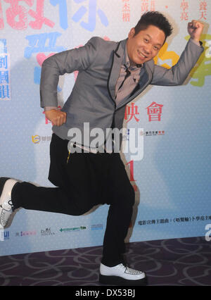 Taipei. 18th Mar, 2014. Actor Hsiu Chieh-Kai poses for photos during ...