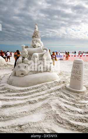 Sarasota Florida Siesta Key Crystal Classic Master Sand Sculpting ...