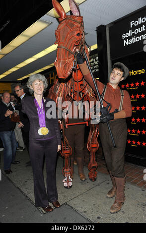 Deborah Criddle Attends the 5th anniversary performance of 'War Horse ...