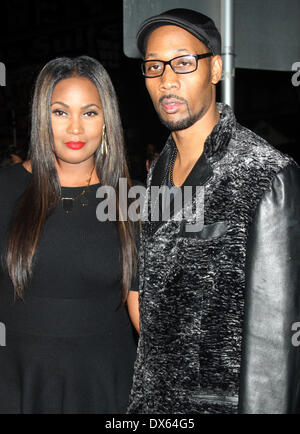 Rza and Talani Rabb 'The Man With The Iron Fists' screening at the ...