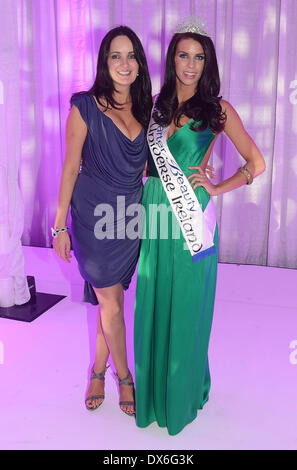 Adrienne Murphy - Miss Universe Ireland 2012 attend the Miss Universe ...