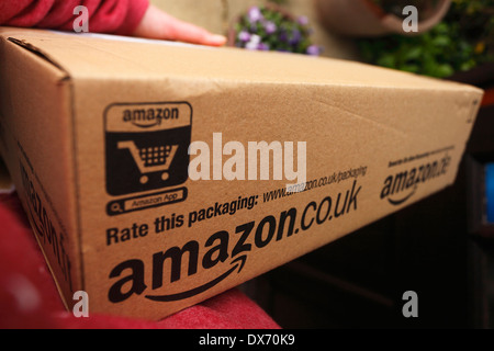 Amazon parcel post Stock Photo - Alamy