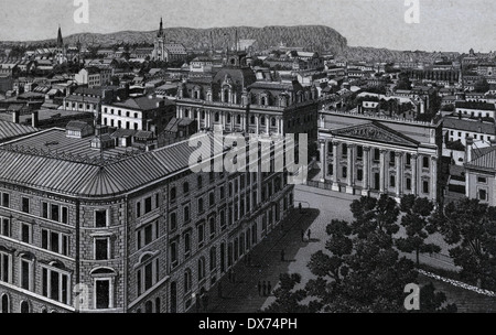 Victorian Montreal, Quebec, circa 1800s Stock Photo - Alamy