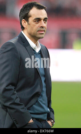 Nuremberg, Germany. 08th Mar, 2014. Bremen's head coach Robin Dutt ...