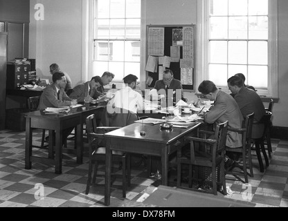 Journalists editorial sub editors 1950s Express & Star newspaper sub ...