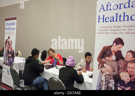 Detroit, Michigan - Health care "navigators" sign people up for health ...