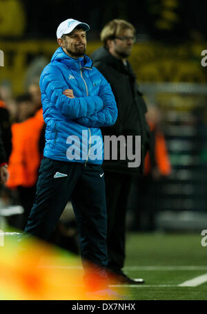 Sergei Semak, head coach of Zenit seen during the 1 match 1/4 finals of ...