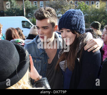 Josh Cuthbert of Union J 'The X Factor' contestants arrive at the ...