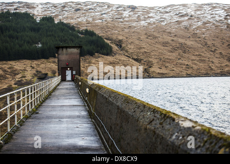 Allt na Lairige Dam is a pre stressed concrete dam creating an ...