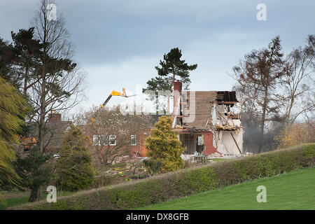 Percy Throwers old house Demolished Stock Photo - Alamy