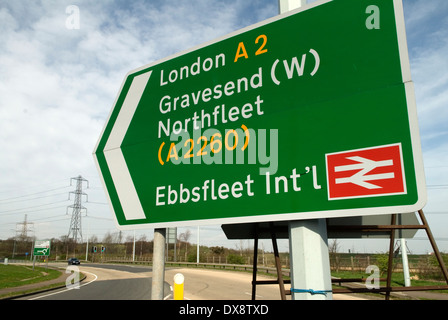 Ebbsfleet International train station on the Eurostar and South Eastern ...